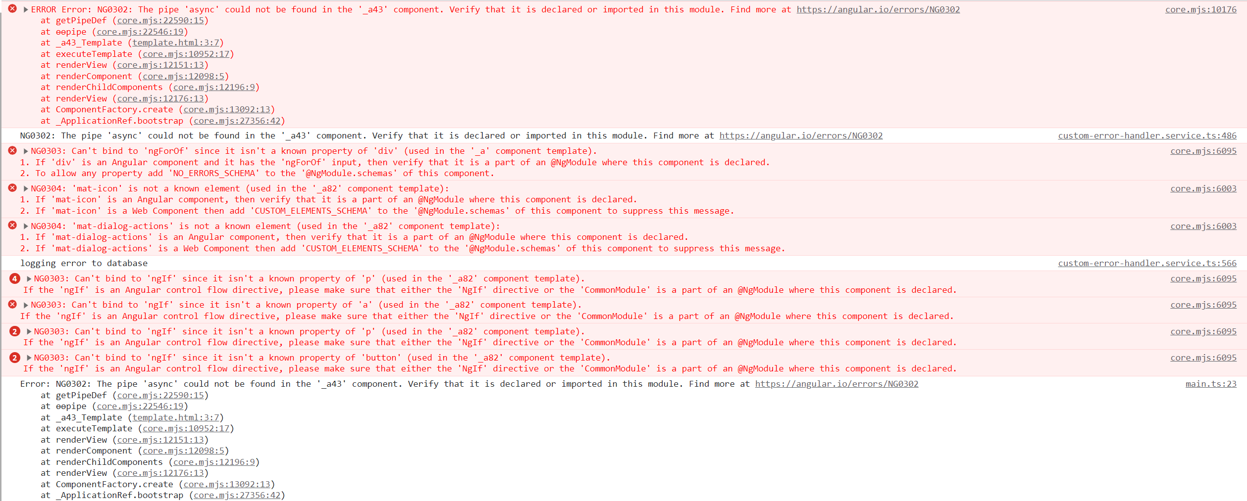 Es Build Starts To Fail When Upgrading From 1605 To 1610 · Issue 25393 · Angularangular
