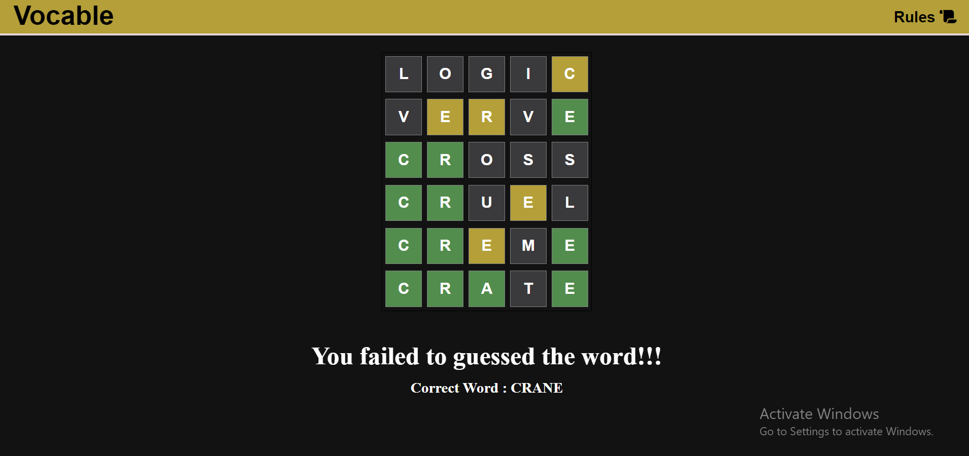 Github Aishwaryaatwork Vocable A Fun Word Guessing Game Web App Made With React Js