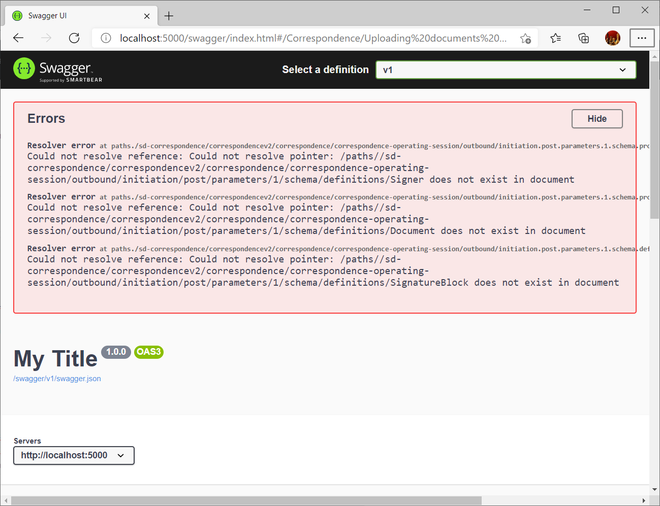 Could not resolve reference · Issue #3304 · RicoSuter/NSwag · GitHub