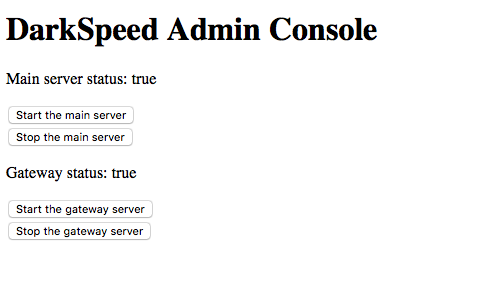 Nicer Admin Console · Issue #31 · darkspeed/darkspeed · GitHub