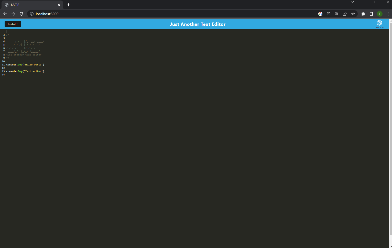 GitHub - tmunkhb/PWA-TextEditor