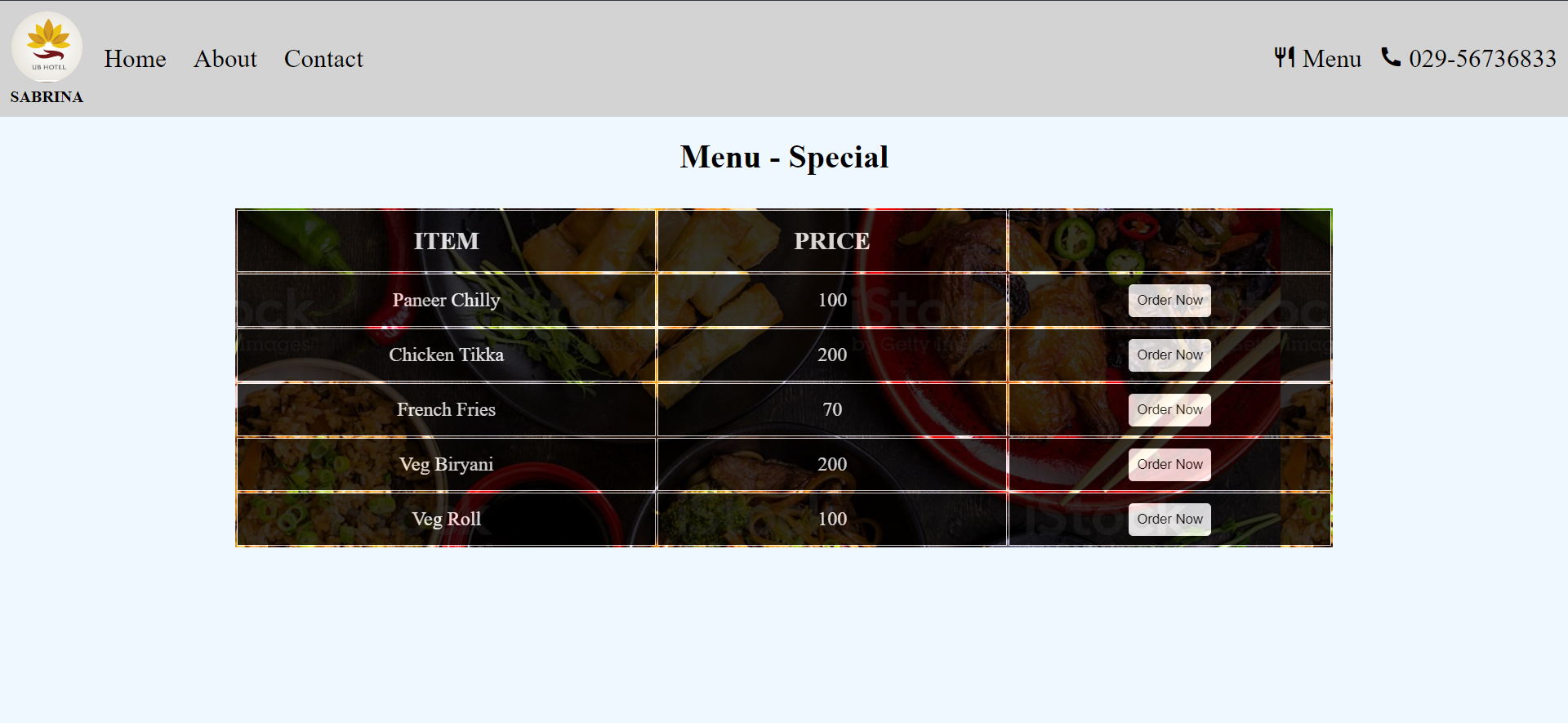 GitHub - siwanijaiswal/Restaurant-Website: Simple Restaurant Website ...