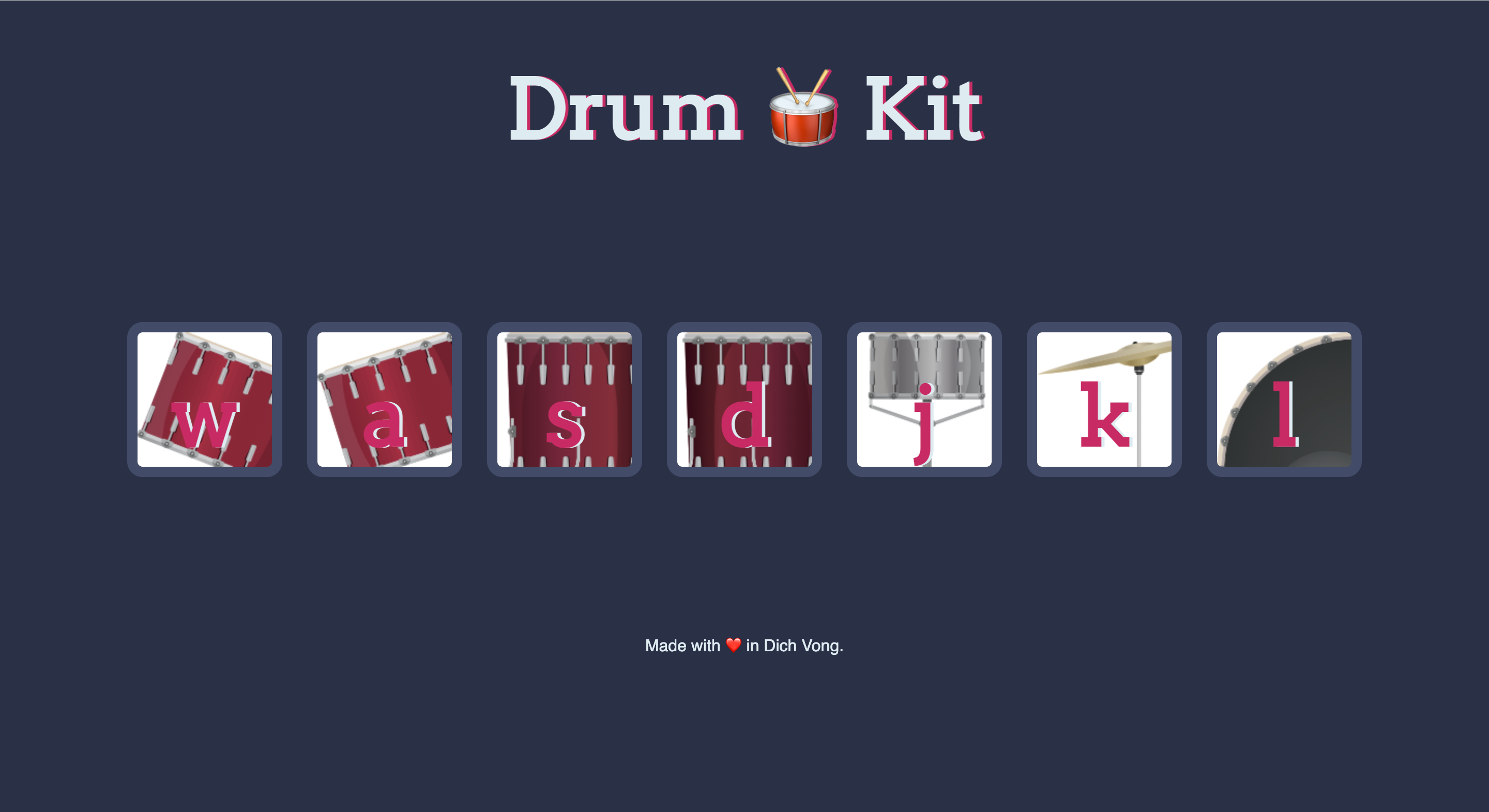 GitHub - ankhuetang/drum-kit