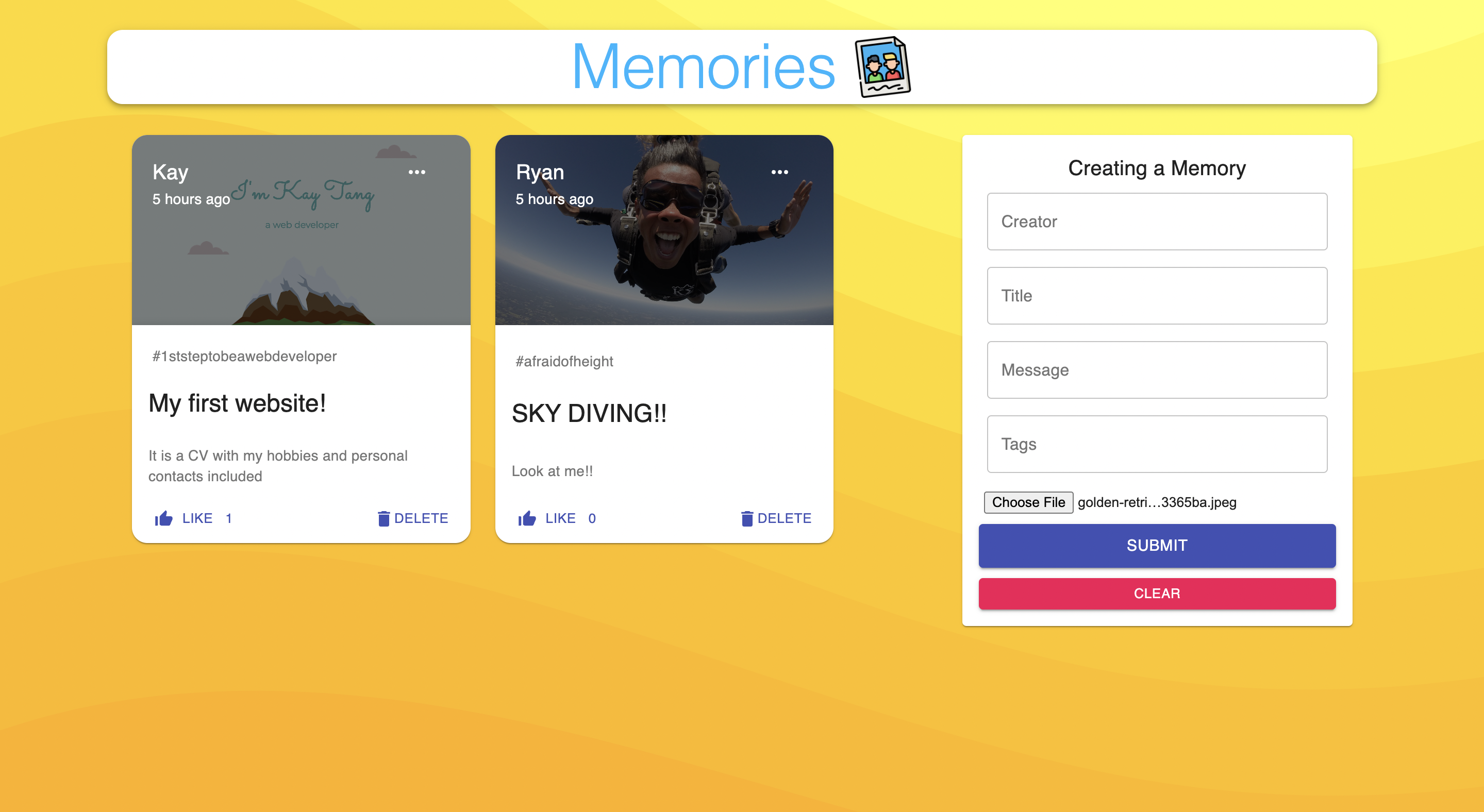 GitHub - ankhuetang/Memories