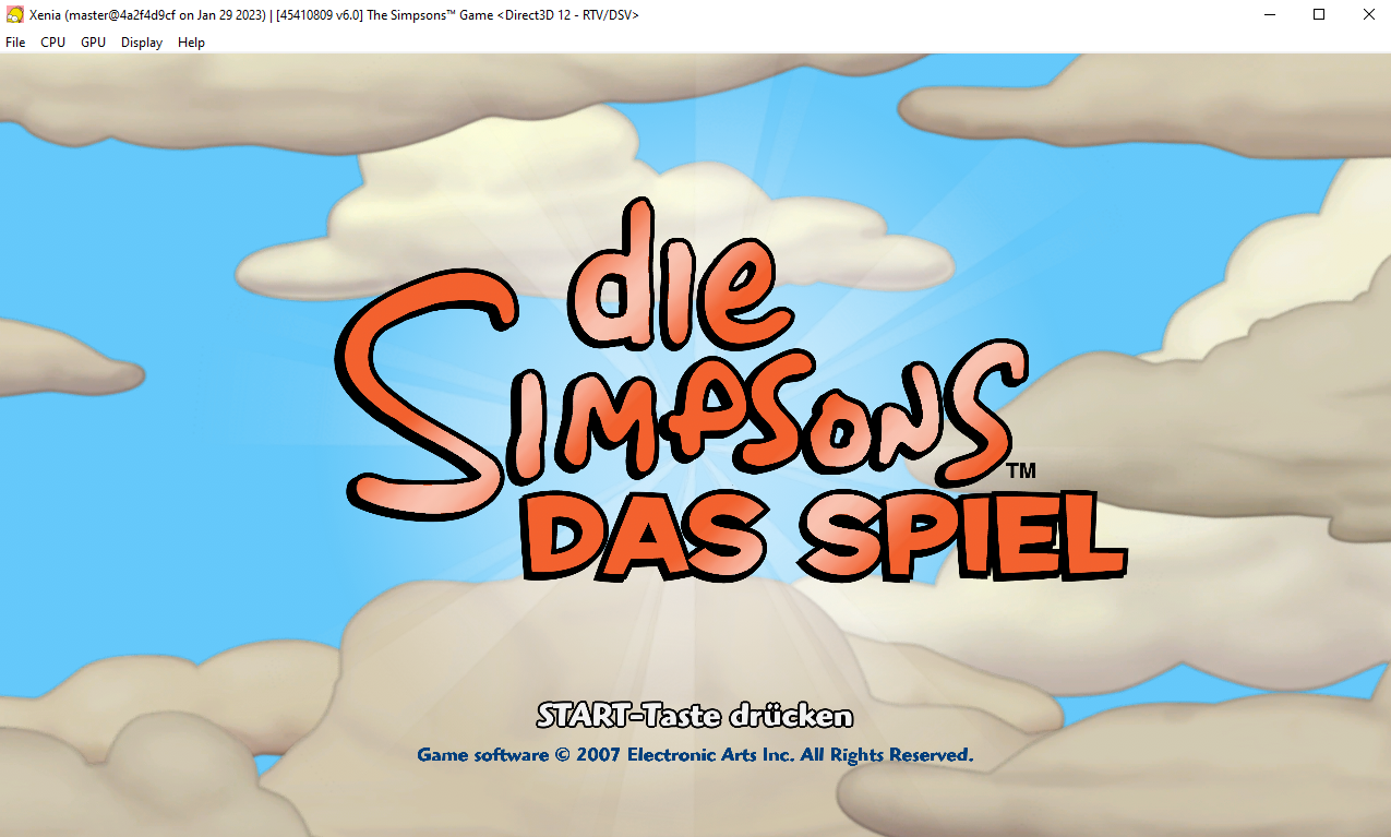 45410809 - The Simpsons Game · Issue #408 · xenia-project/issue ...