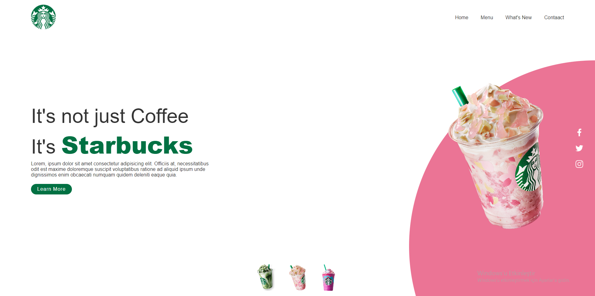 GitHub - Alioglumusa/Starbucks-Website-Landing-Page: Starbucks Website Landing Page