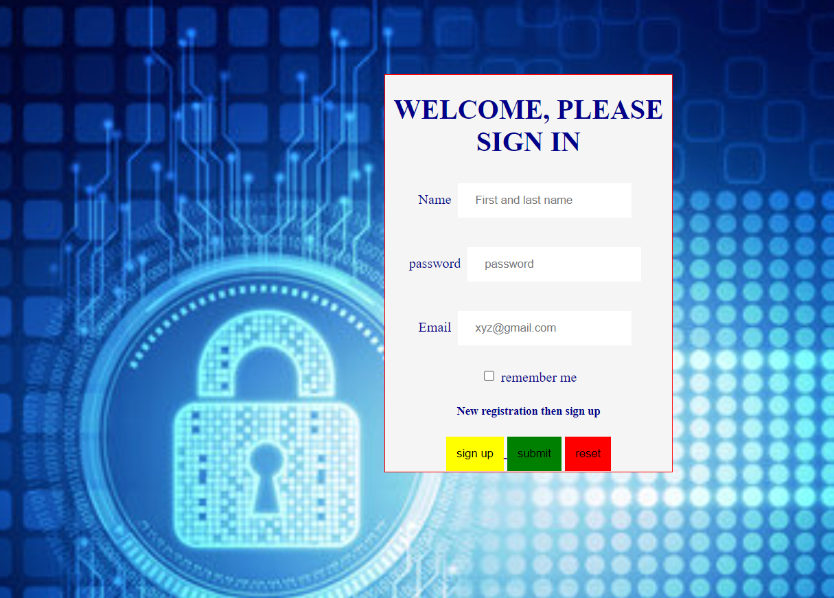 GitHub - Harsh-Thaker007/Registartion-form-using-html-and-css