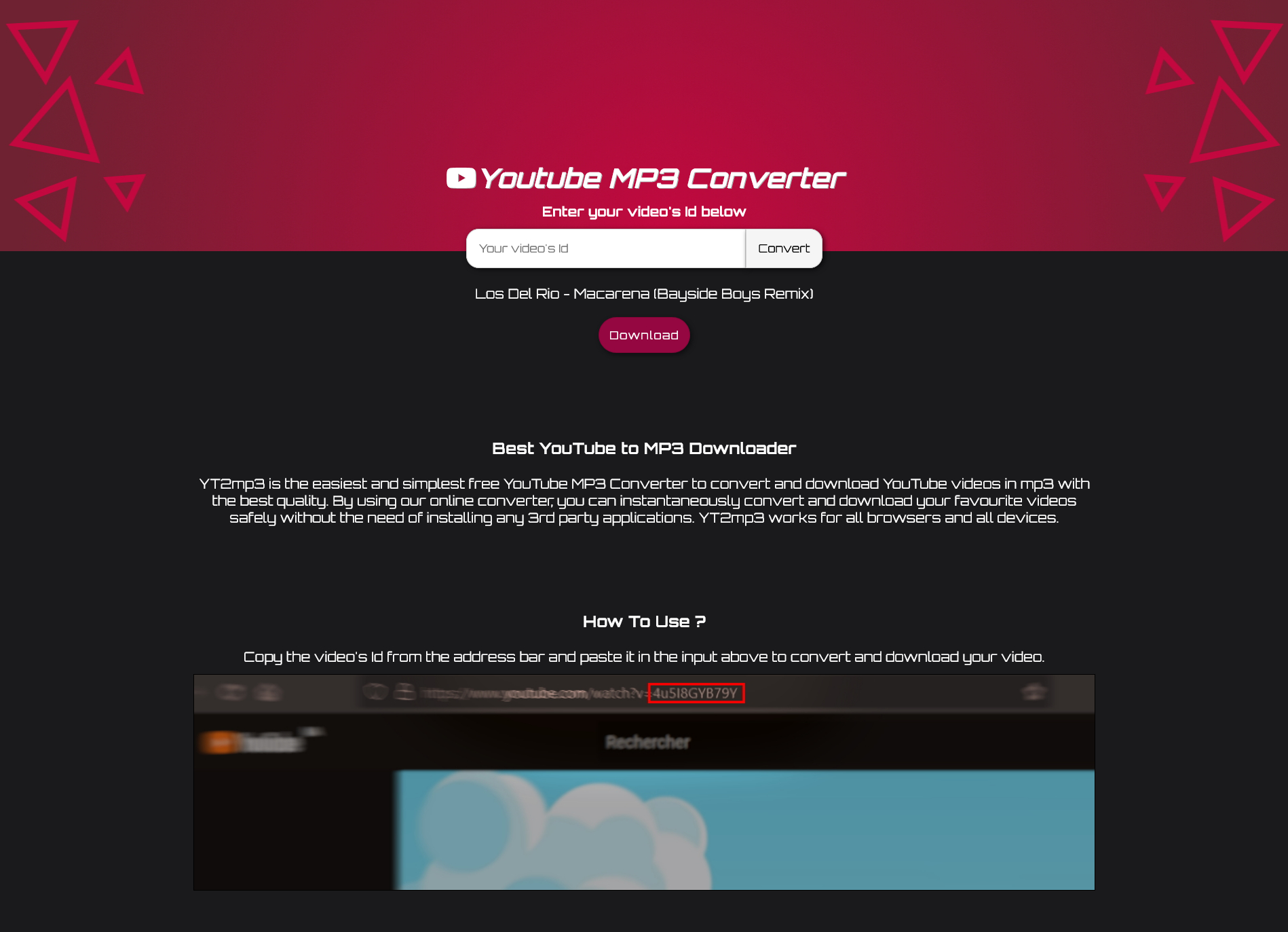 GitHub - cnajmeddine/YT2mp3-YouTube-MP3-Converter: Free & Simple YouTube MP3 Converter.