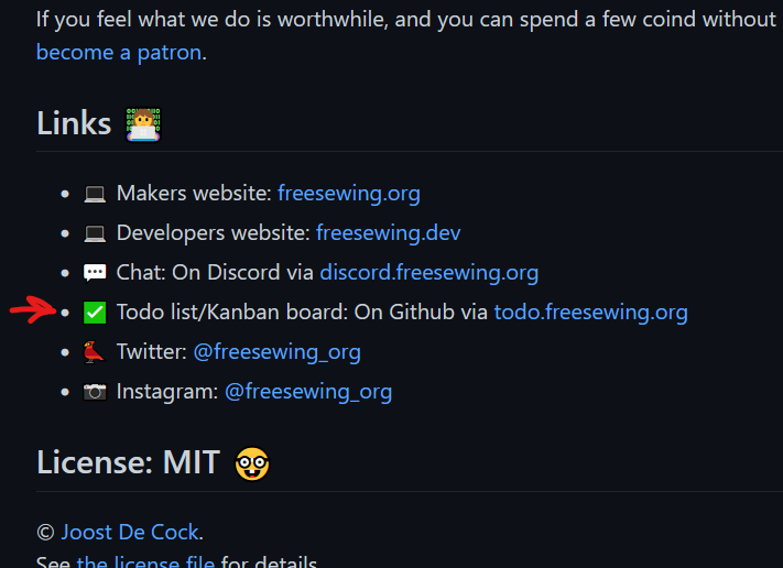 [docs]: todo.freesewing.org points to an old/closed Github project · Issue #2785 · freesewing ...