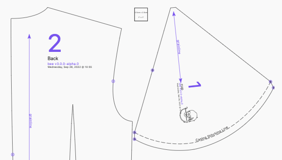 [bug]: [v3] [Bee] Inherited Bella Back part no longer hidden · Issue #2876 · freesewing ...