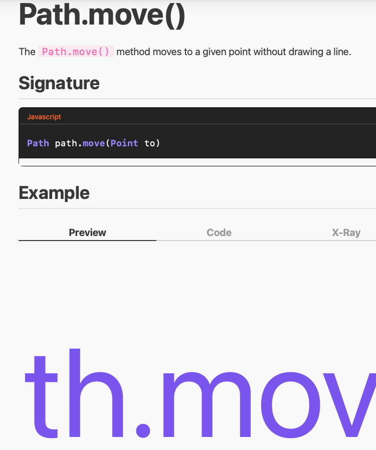 [docs]: Path.move() example text is unusually large · Issue #3173 ...