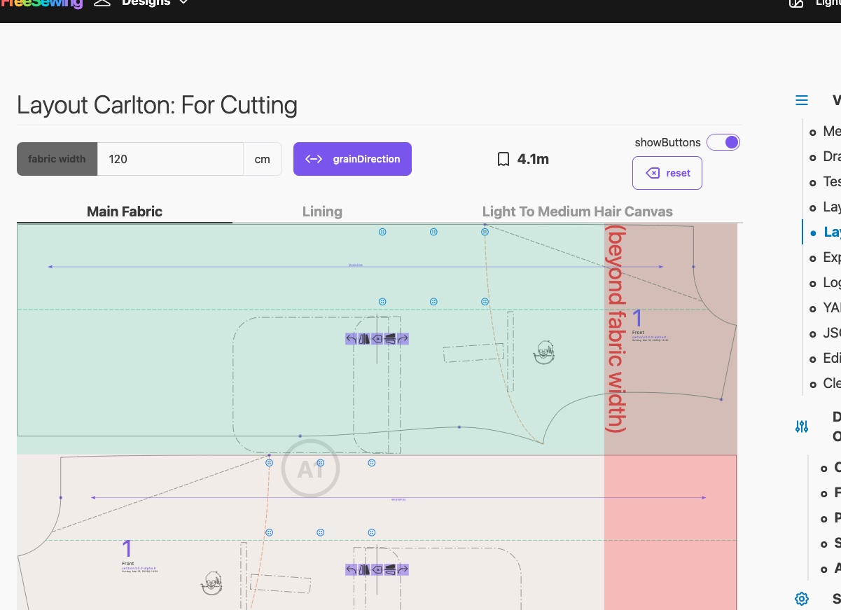 [feature]:(lab): Warn if part extends beyond fabric width in Cutting Layout · Issue #3670 ...
