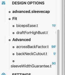 [bug]: (hugo) Many design options are missing · Issue #3738 · freesewing/freesewing · GitHub