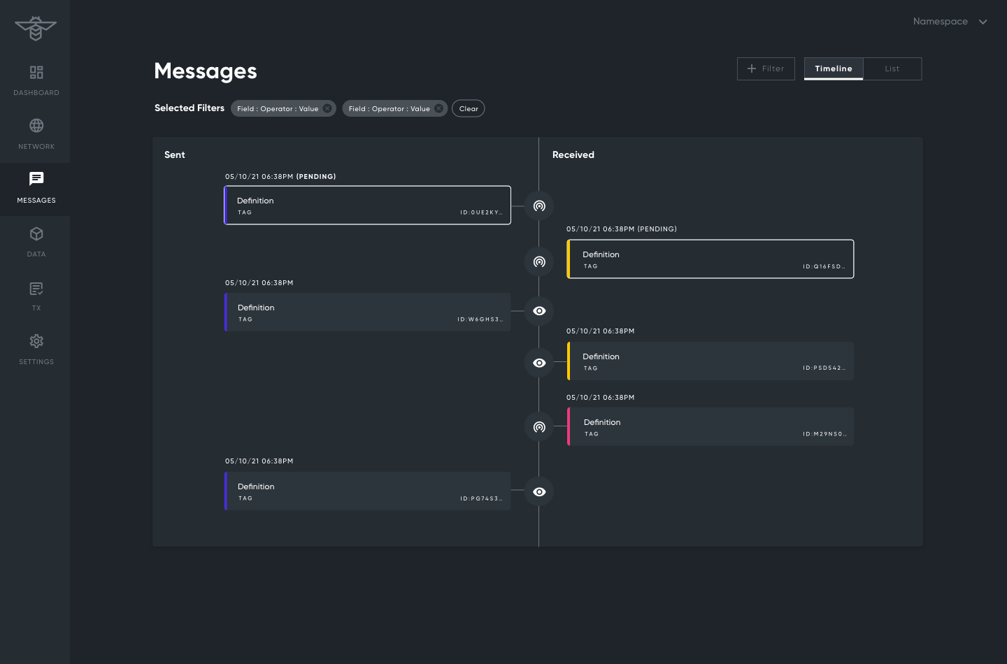 Enhanced filtering · Issue #47 · hyperledger/firefly-ui · GitHub