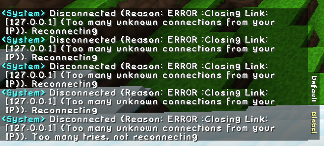 [Bug]: Disconnected too many unknown connections · Issue #735 · CreeperHost/MineTogether · GitHub