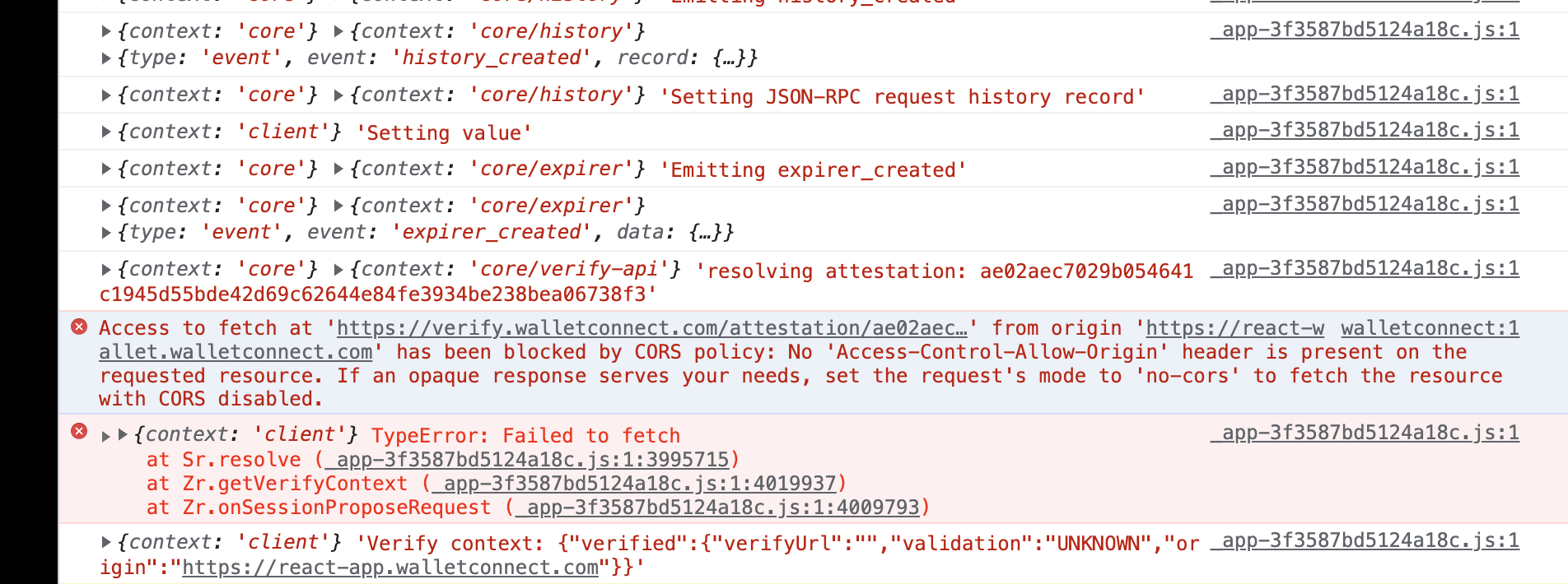 cors error when connect to wallet connect v2 · Issue #2276 · WalletConnect/walletconnect ...