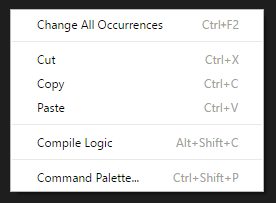 Regardless of order, new context menu entries on document show above ...