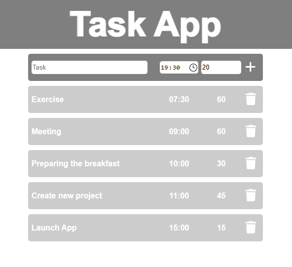 Github Higorr456task App This Is A To Do List This App Has Add And Remove Task Option In