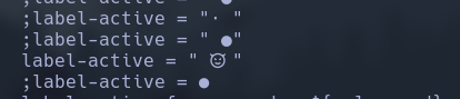 Nerd Fonts icons not displaying · Issue #798 · polybar/polybar · GitHub
