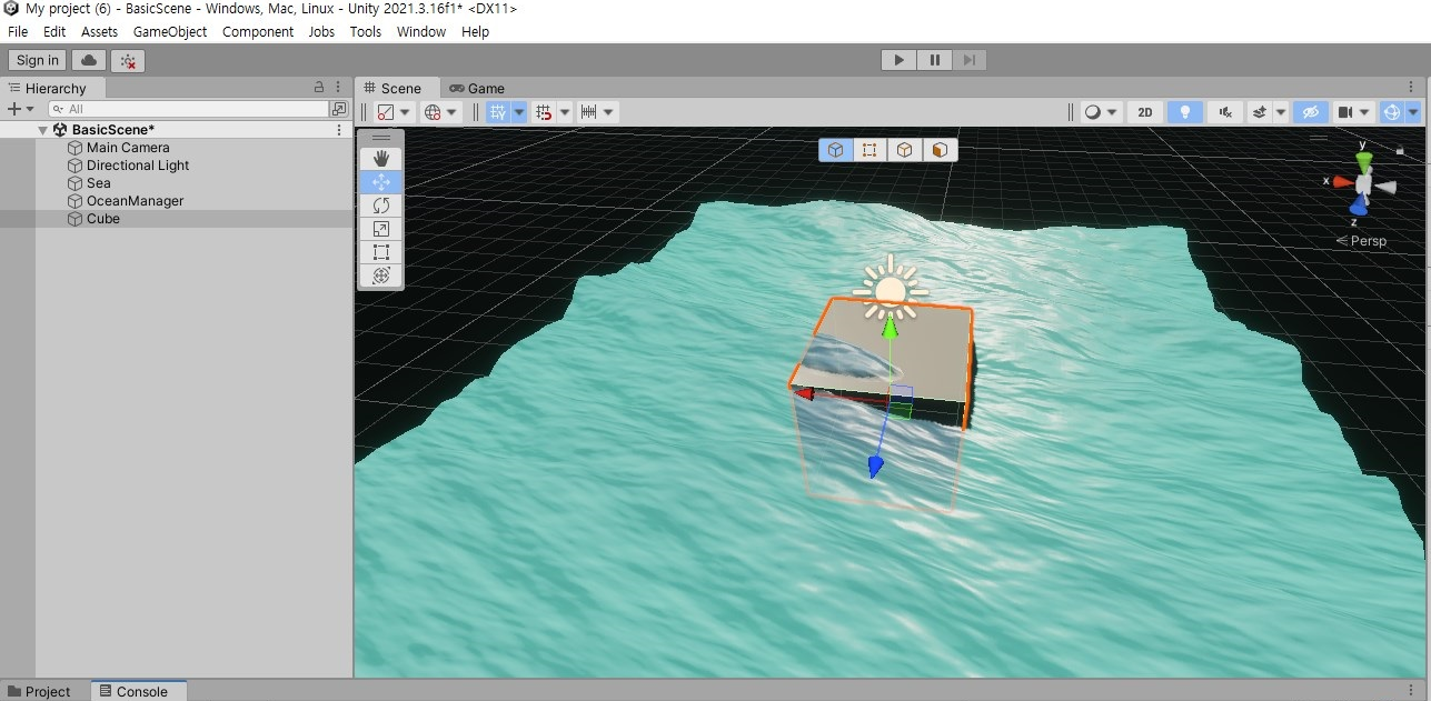 GitHub - swimmin99/PrivateProject-ShaderStudy: 목표 : 쉐이더 그래프를 사용하여 물결치는 파도를 구현