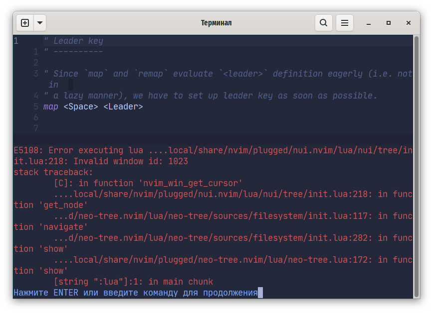 Toggling neotree two times in a row puts it in a broken state · Issue ...