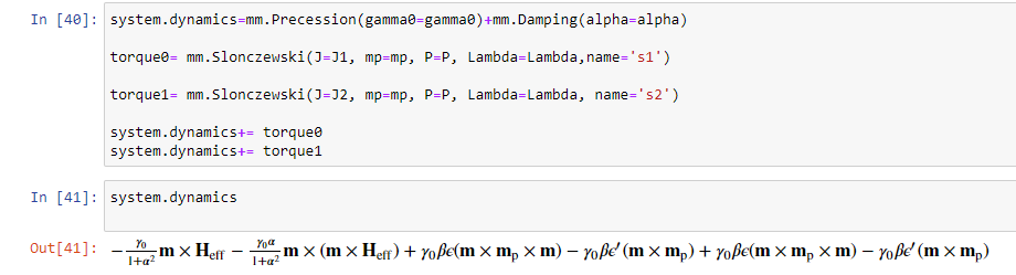 Multiple torques in dynamic term · Issue #224 · ubermag/help · GitHub