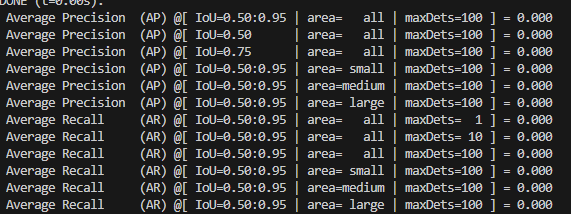 训练的AP和AR都为0 · Issue #36 · zhang-tao-whu/e2ec · GitHub