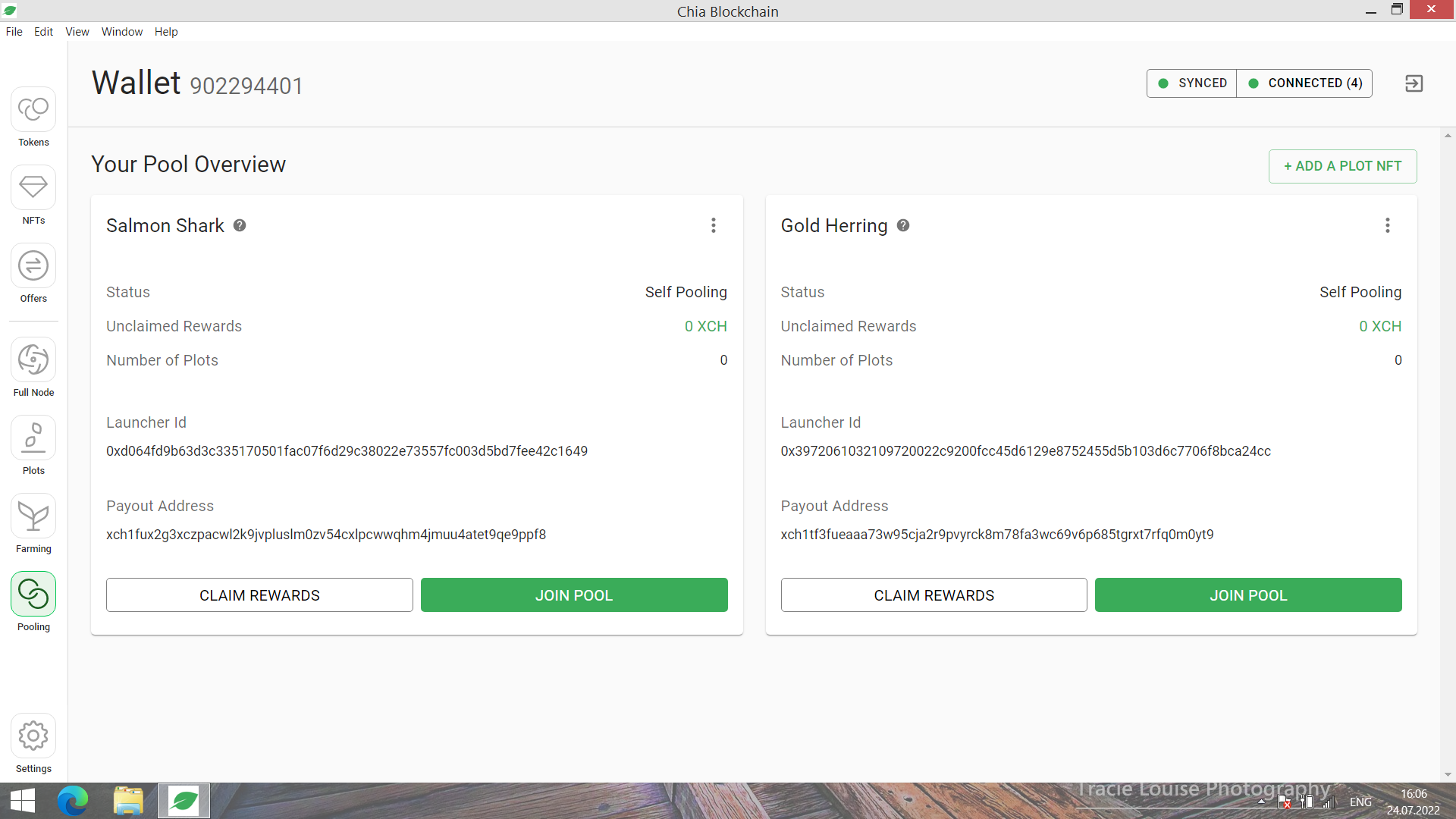 The problem is in the creation of a farming pool, I was deducted 10 xch ...