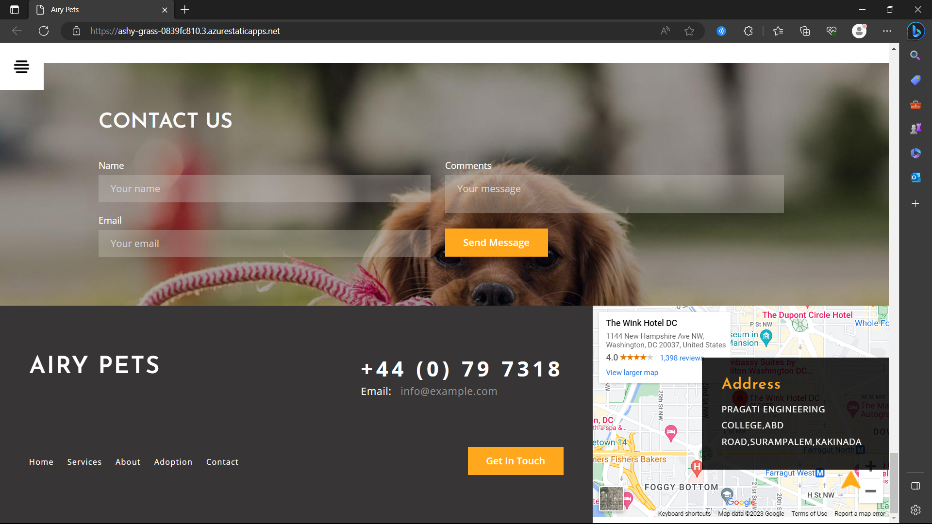 GitHub - nandukishore23/FRT-_PROJECT: AIRY_PETS(PET ADOPTION