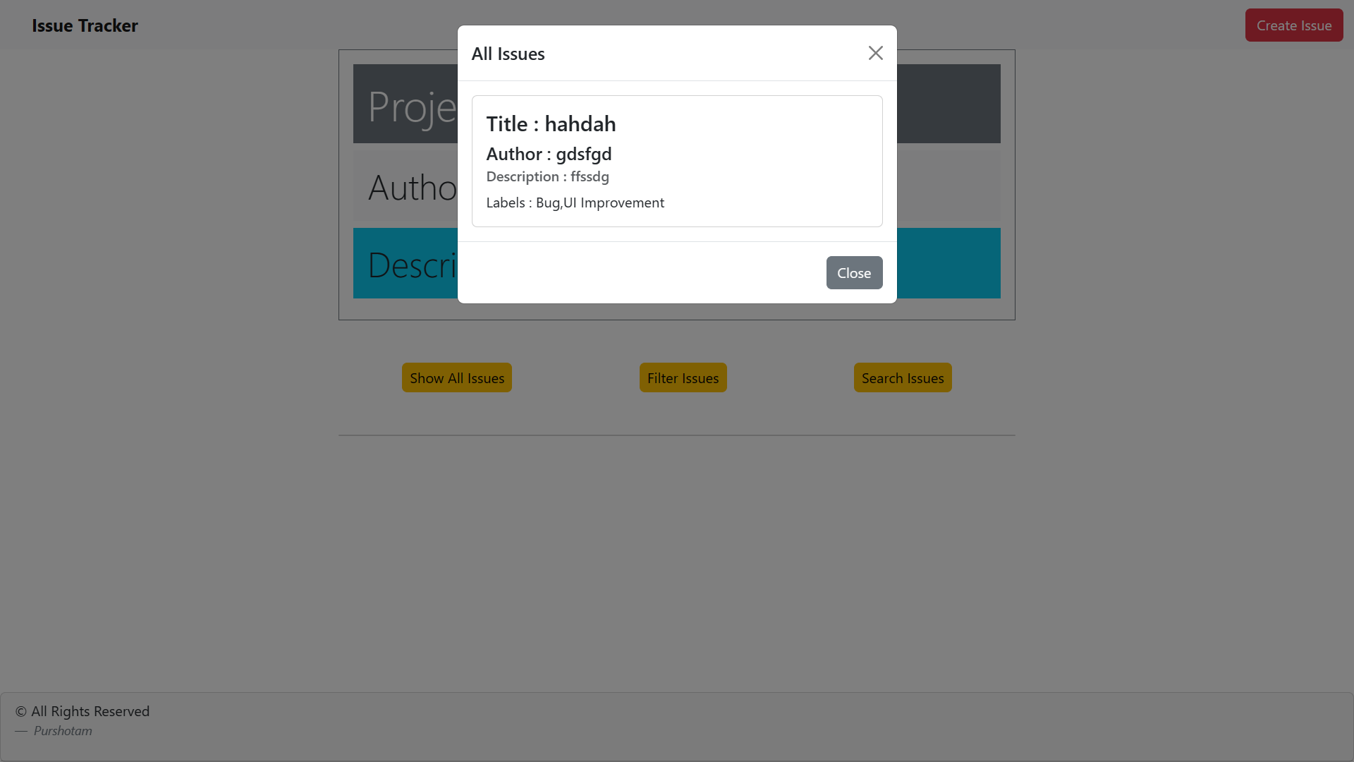 Github Patelsmuseumbug Tracker Bug Tracker Is A Web Based Application That Allows Users To