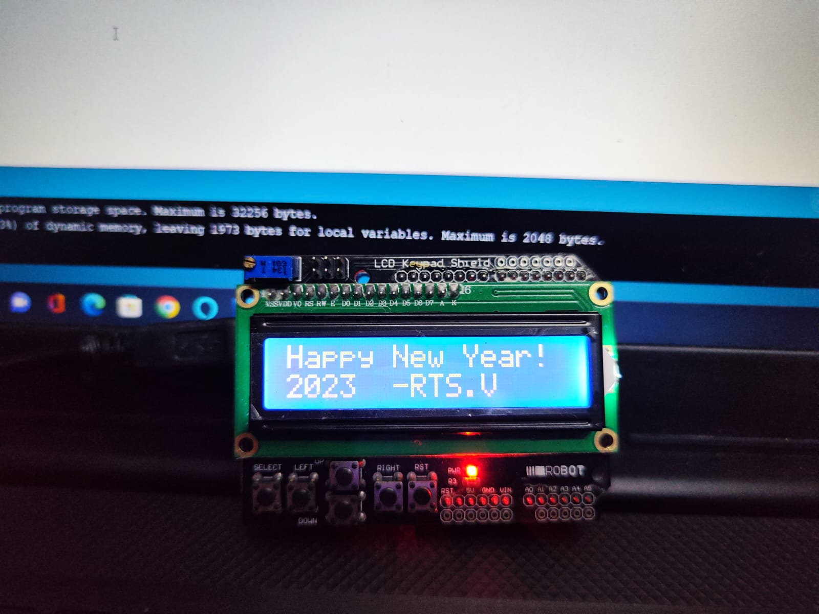 GitHub - Rakeshtsg/to-display-special-messages-for-new-year-using16X2-LCD-Keypad-Shield