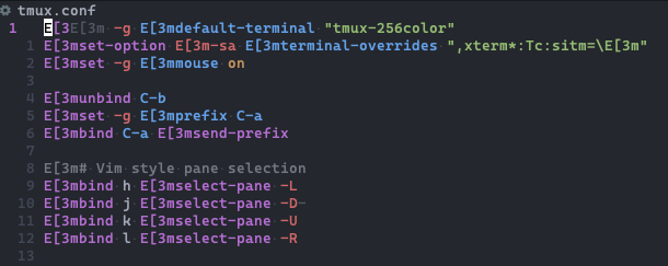 Tmux and neovim broken after attempting to add italics · Issue #3568 · tmux/tmux · GitHub