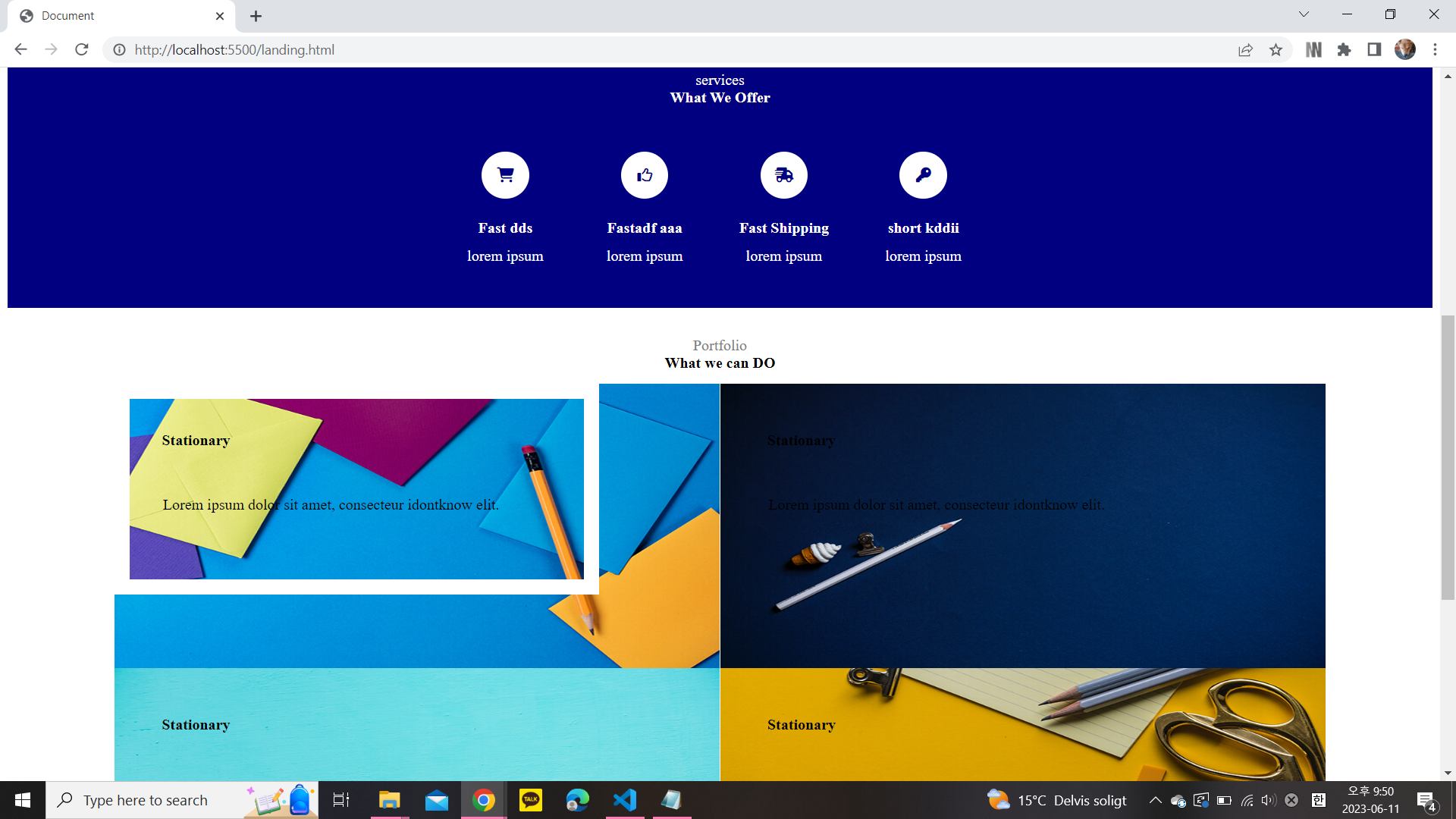 GitHub - jeongwookim2022/only-html-css-Responsive-LandingPage-layout