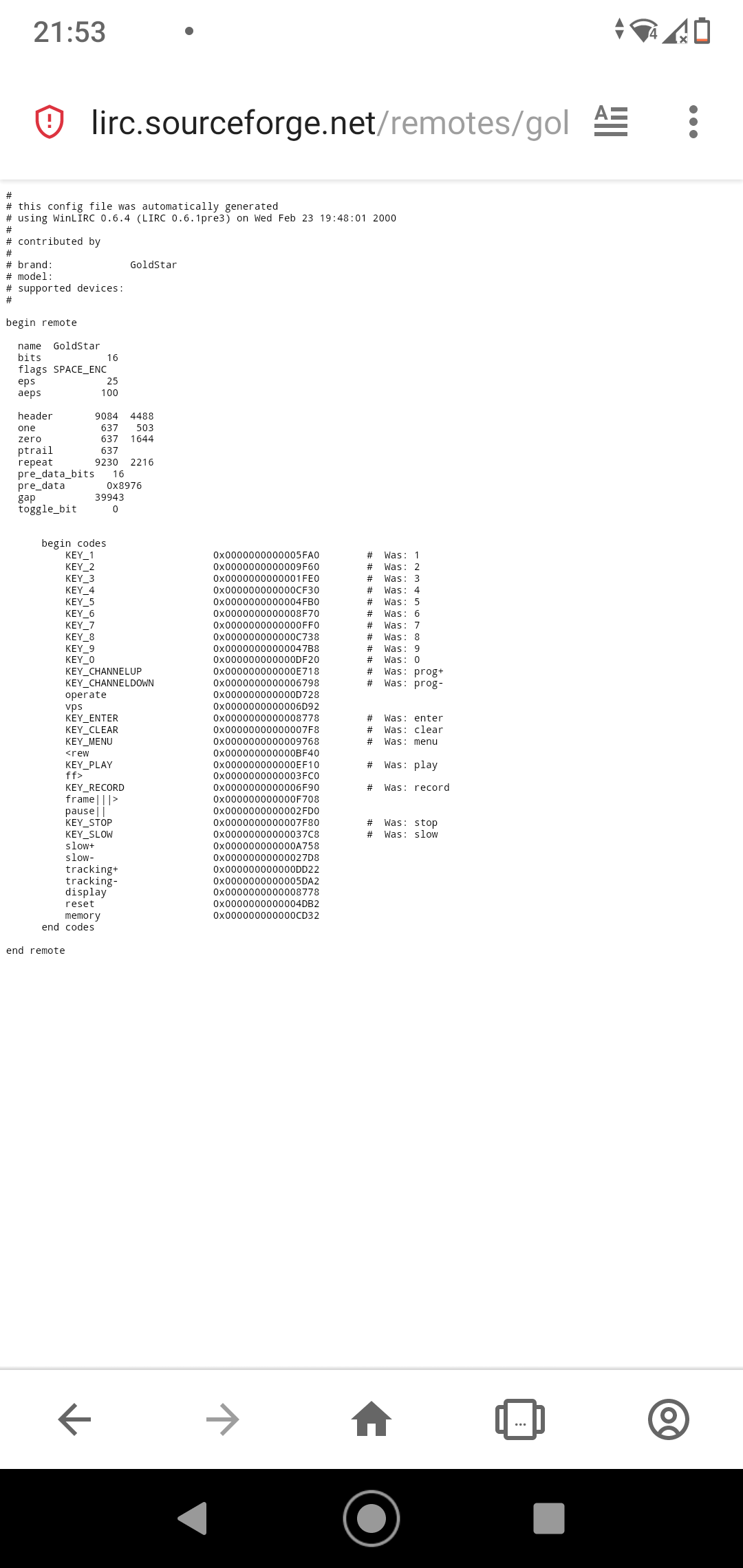 Goldstar 243-592c · Issue #578 · irplus-remote/irplus-codes.github.io ...