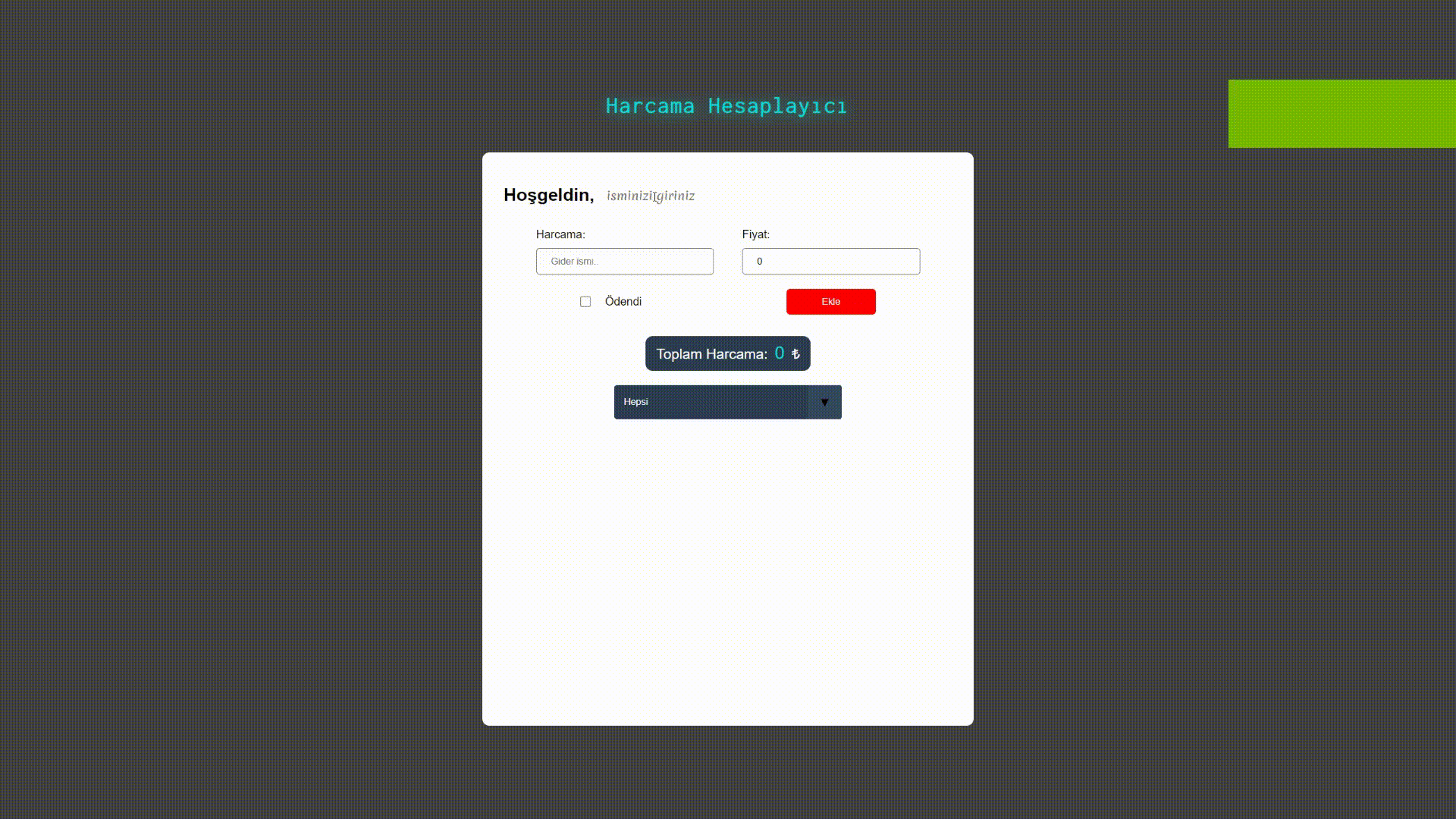 GitHub - Udemig/5-hs-JS-Expense GitHub - Udemig/5-hs-JS-Expense