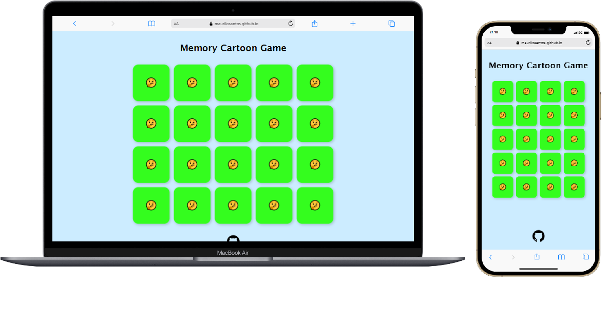 GitHub - maurilosantos/memory-game-card: Jogo da memória de desenho.