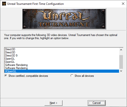 [469c-RC4] First-Time Configuration window shows duplicate renderers · Issue #1021 · OldUnreal ...