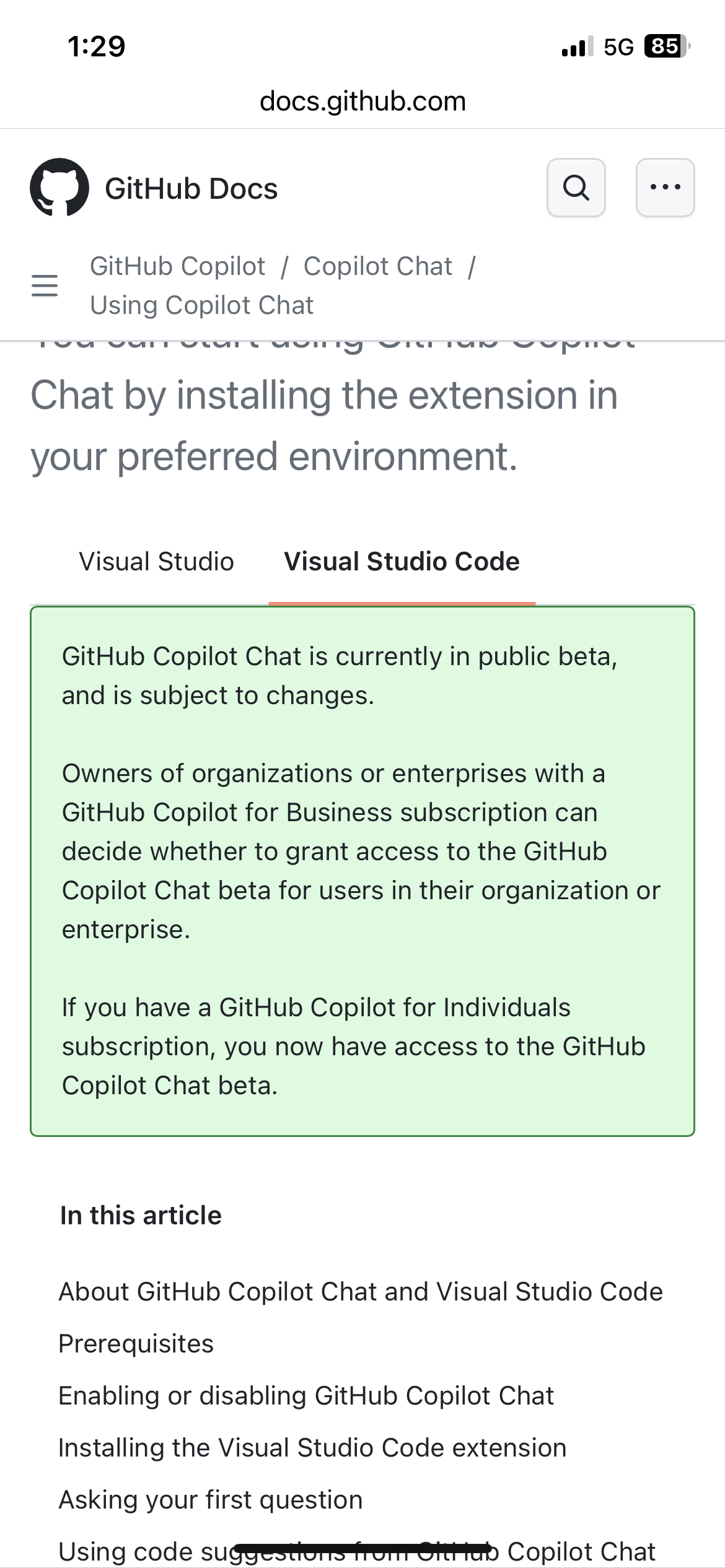 copilot token chat_enabled: false · community · Discussion #68463 · GitHub