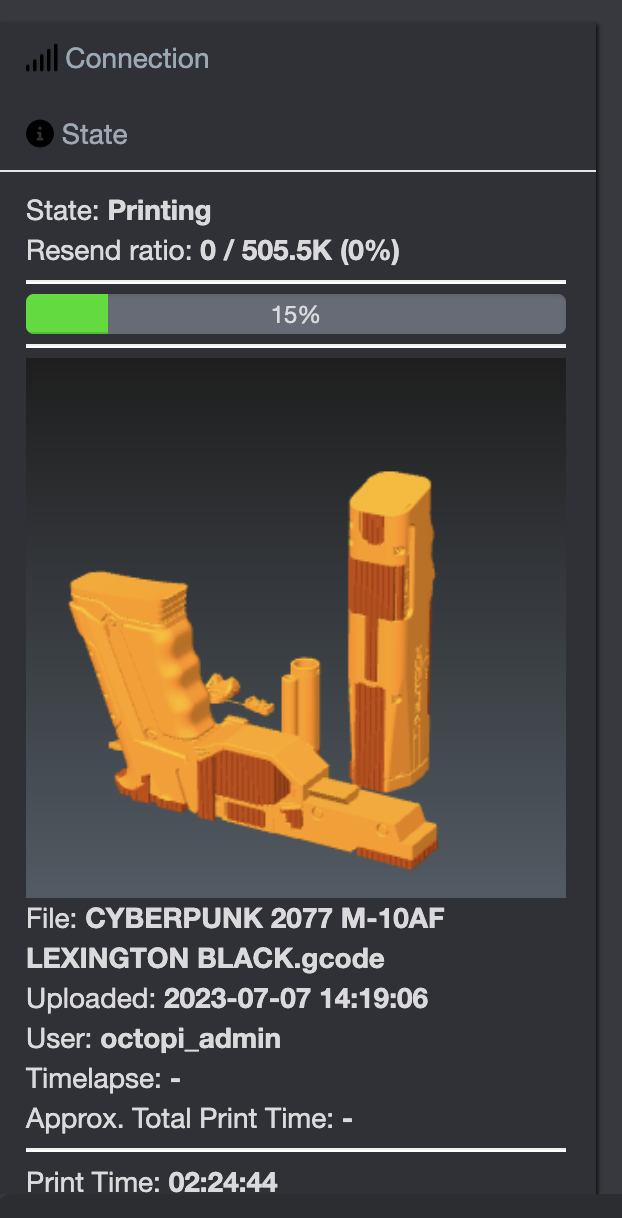 [Request] "Moveable" PROGRESS BAR position · Issue #113 · jneilliii/OctoPrint ...