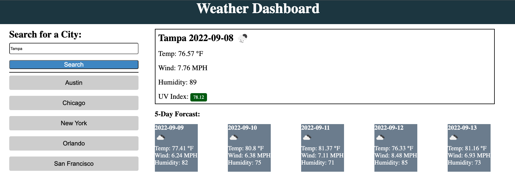GitHub - deanna-dewitt14/weather-dashboard