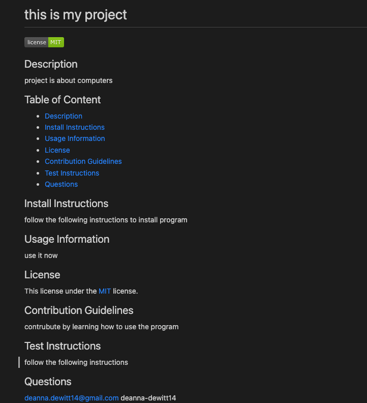 GitHub - deanna-dewitt14/README-Generator