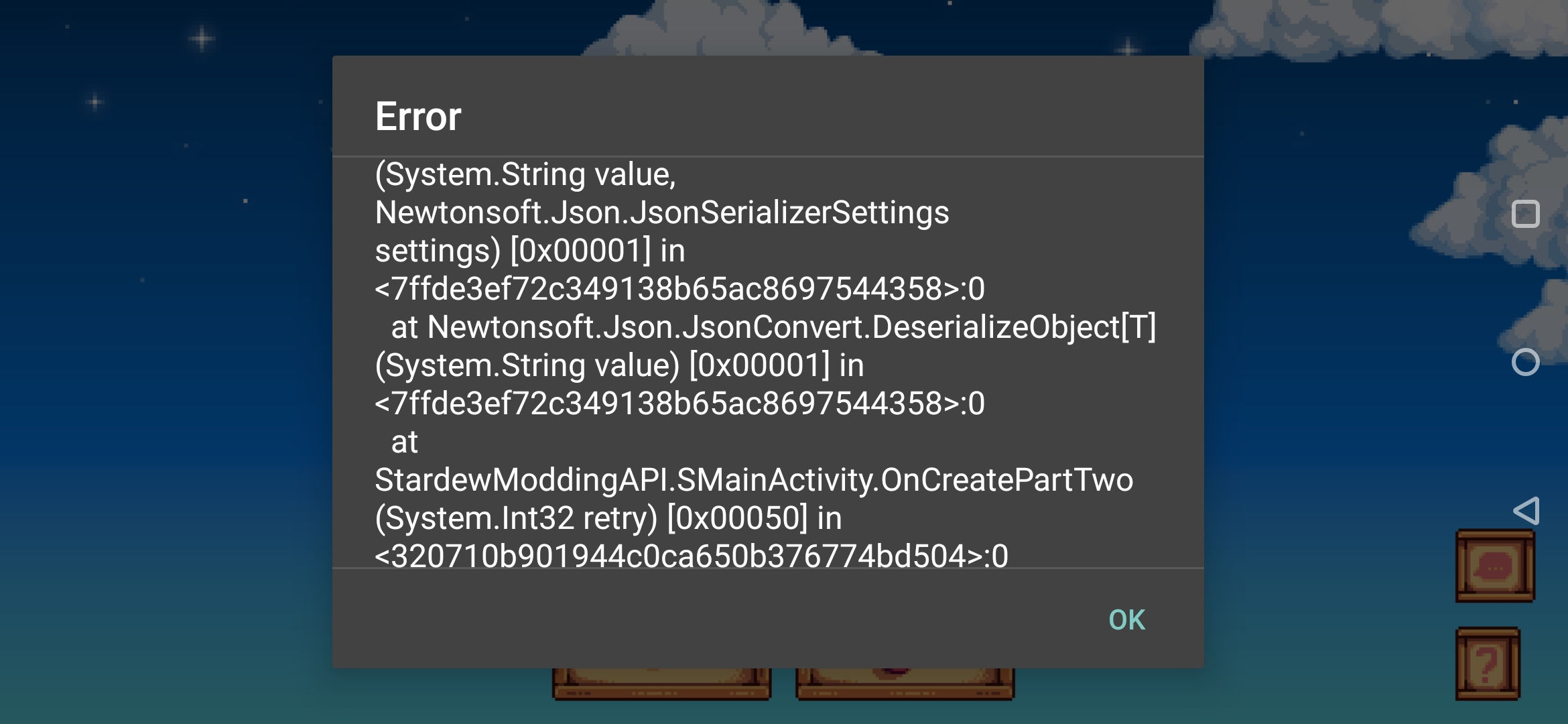 Help issue with alpha update no idea what to do · Issue #368 · ZaneYork/SMAPI-Android-Installer ...