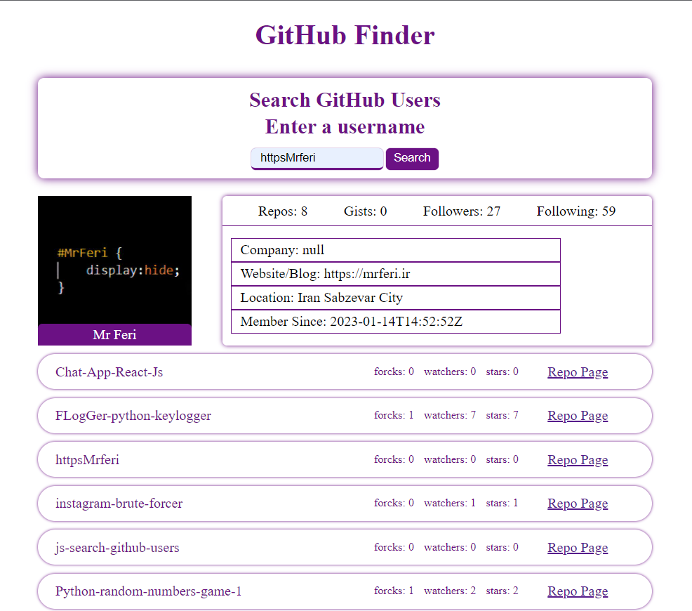 GitHub - httpsMrFeri/js-search-github-users