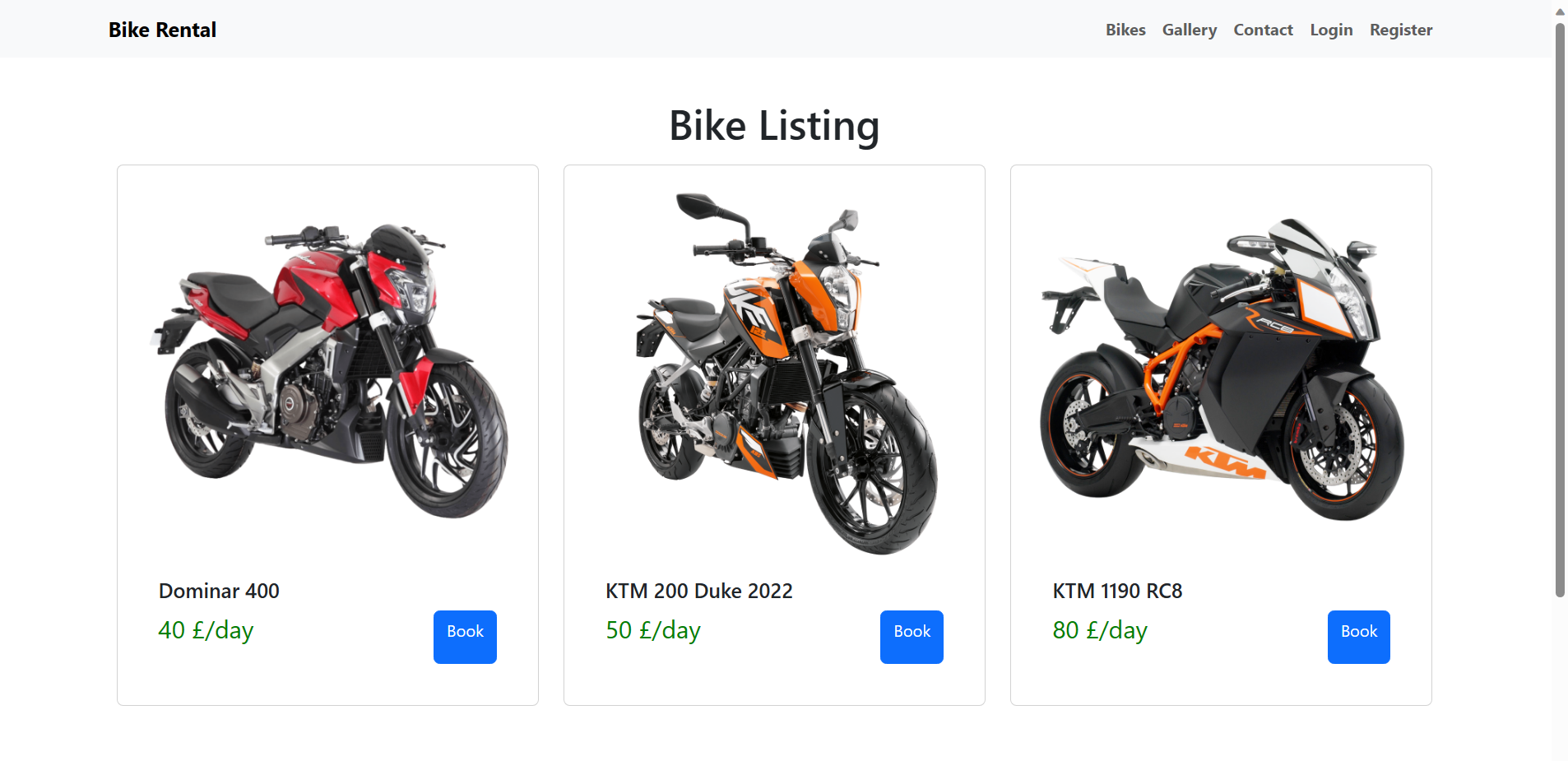 GitHub - grid013/bikerental