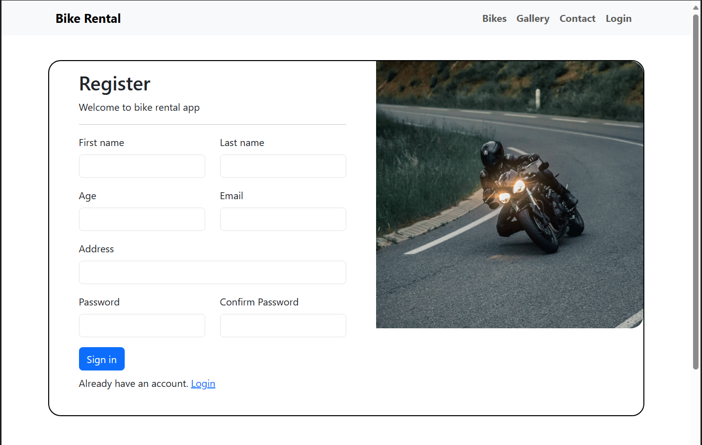 GitHub - grid013/bikerental