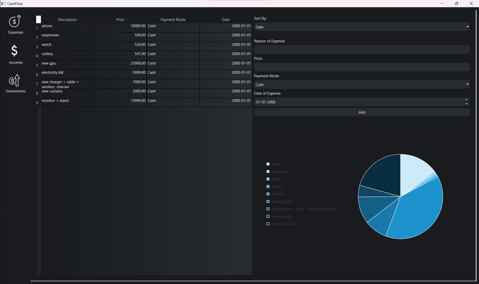 GitHub - rohankishore/CashFlow: Cashflow: Seamlessly track and manage your expenses with ease ...