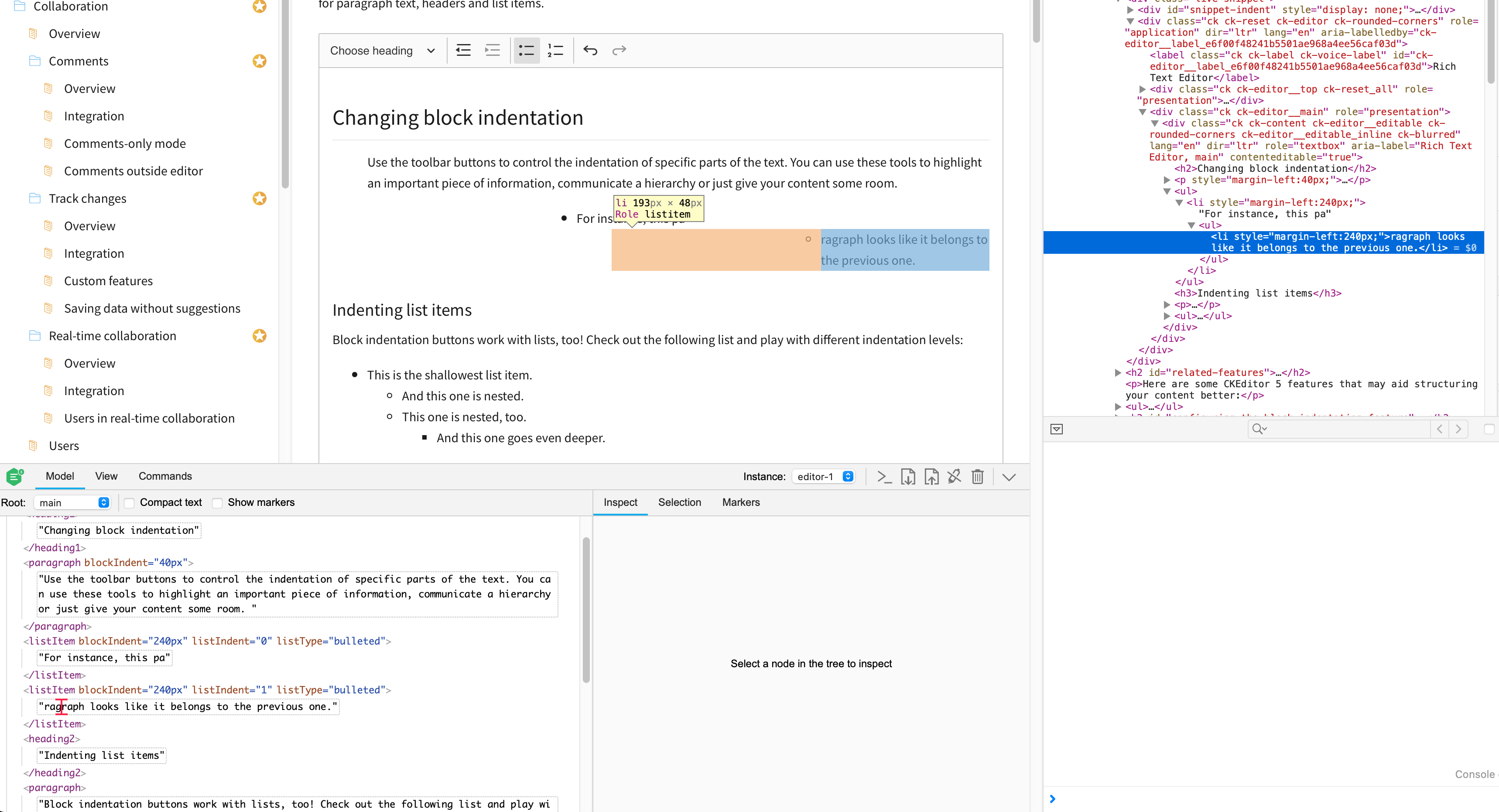 Indent block + indent list results in weird margin of indented list items · Issue #11401 ...