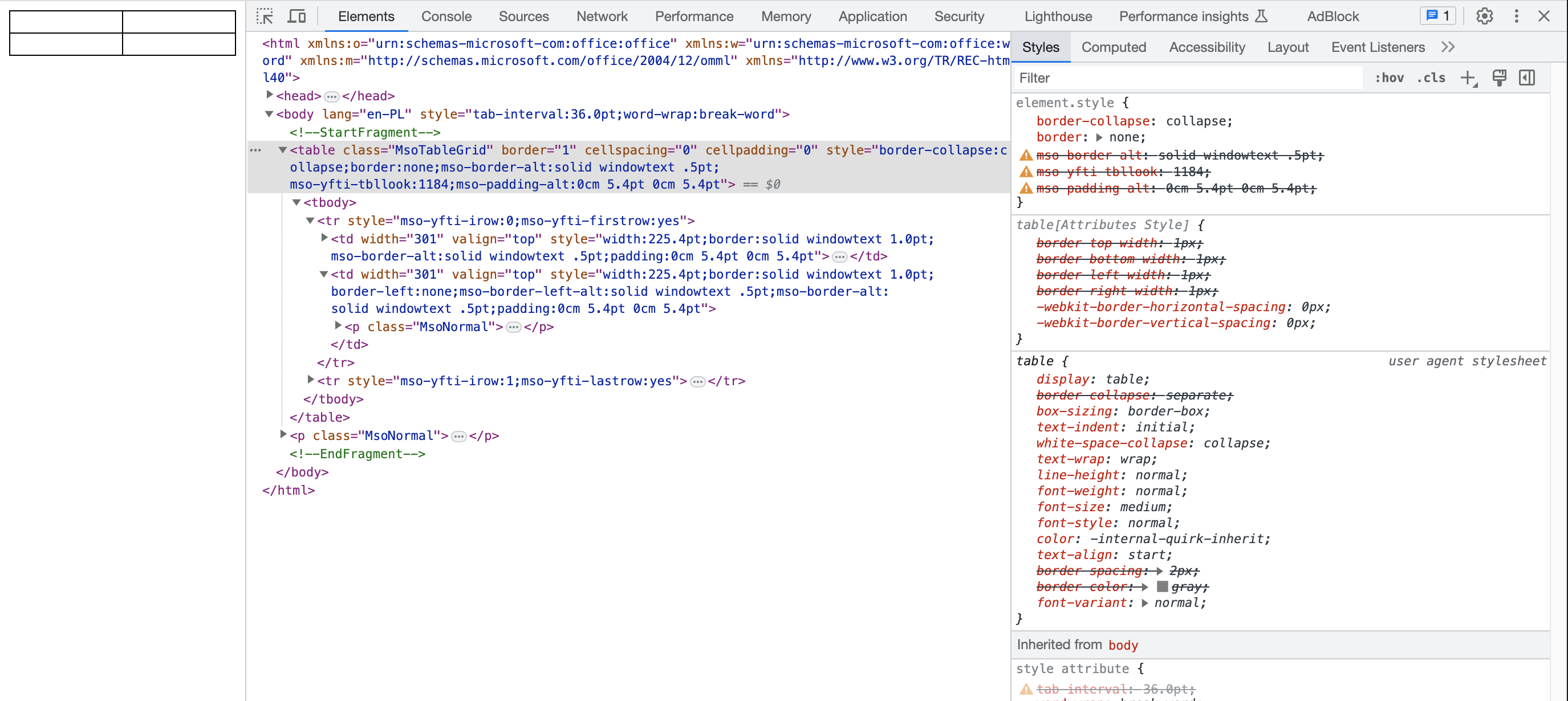 Table border styles are lost after paste from Word · Issue #10655 ...