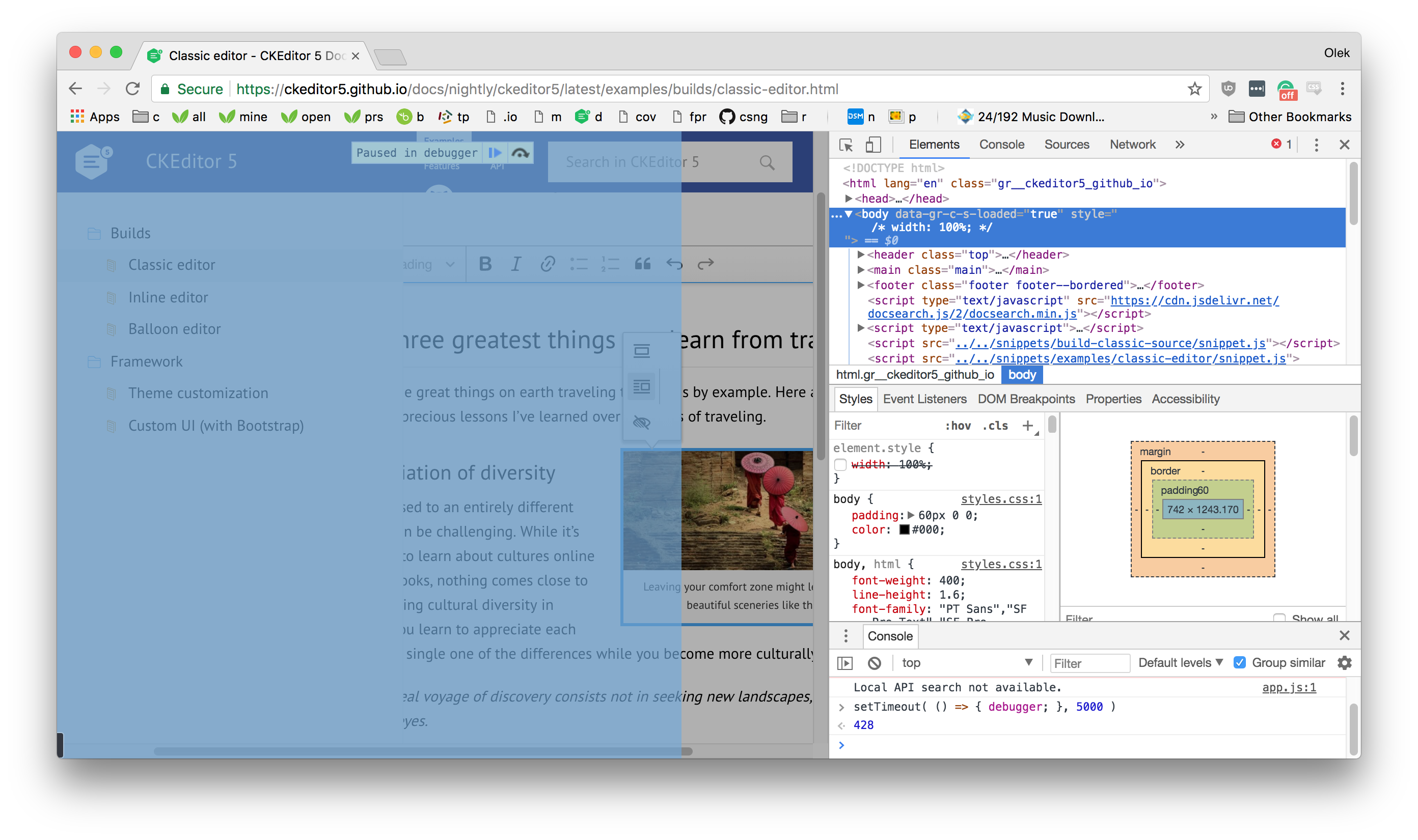 Contextual Toolbar wrong positioning on narrow screen · Issue #827 · ckeditor/ckeditor5 · GitHub