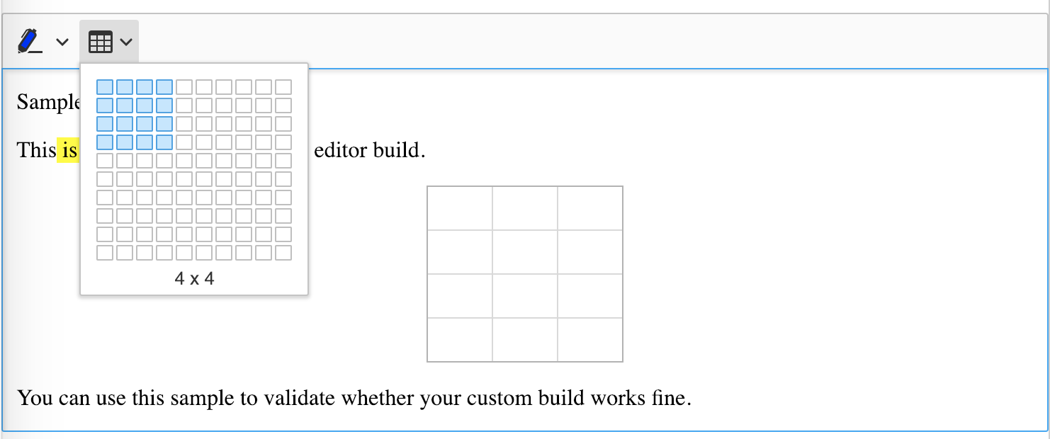 Highlight-Plugin destroys Insert-Table Button · Issue #2611 · ckeditor/ckeditor5 · GitHub